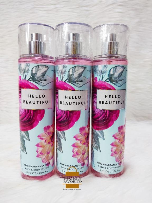 BBW Hello Beautiful Fine Fragrance Mist 236ml, Beauty & Personal Care ...
