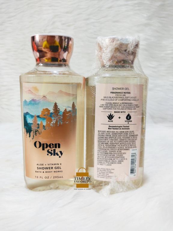 BBW Open Sky Fine Fragrance Mist/Lotion/Shower Gel, Beauty & Personal ...