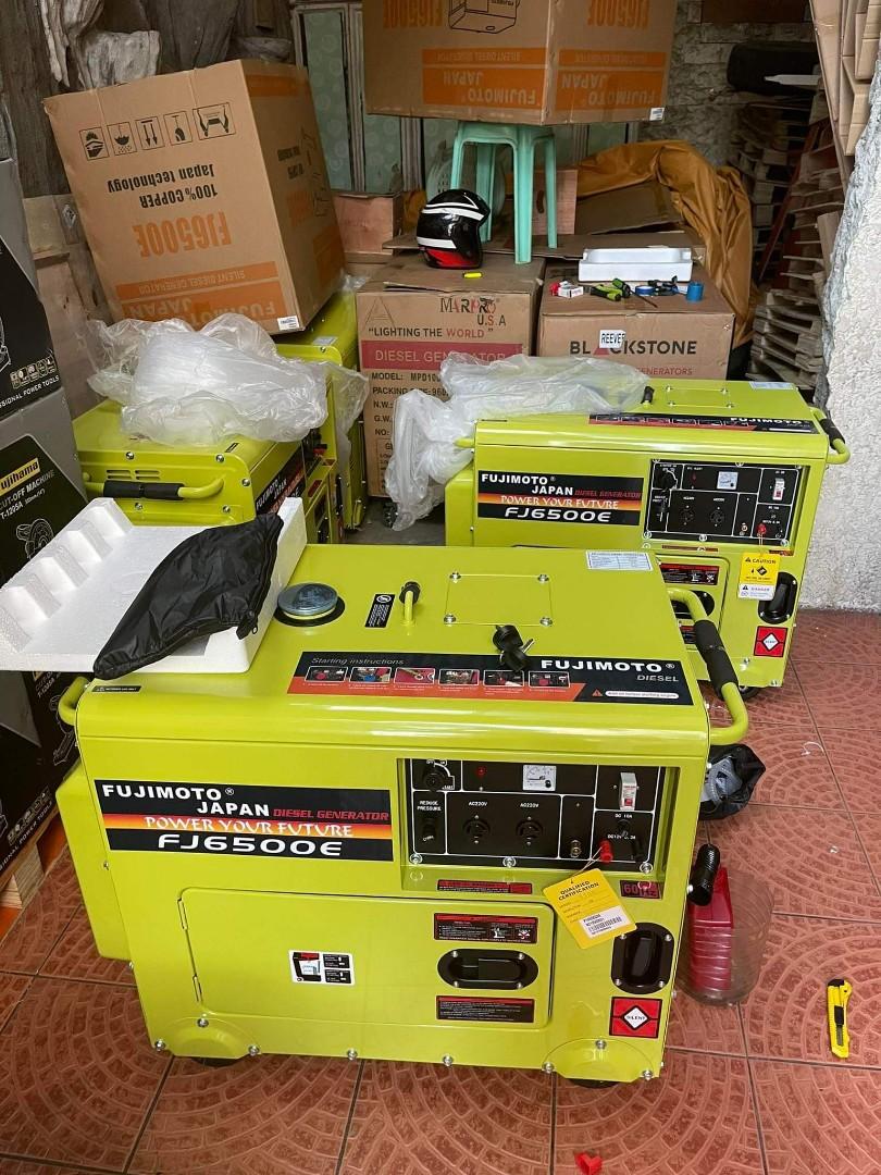 Brand New Fujimoto Diesel Generator FJE6500E, Commercial & Industrial ...