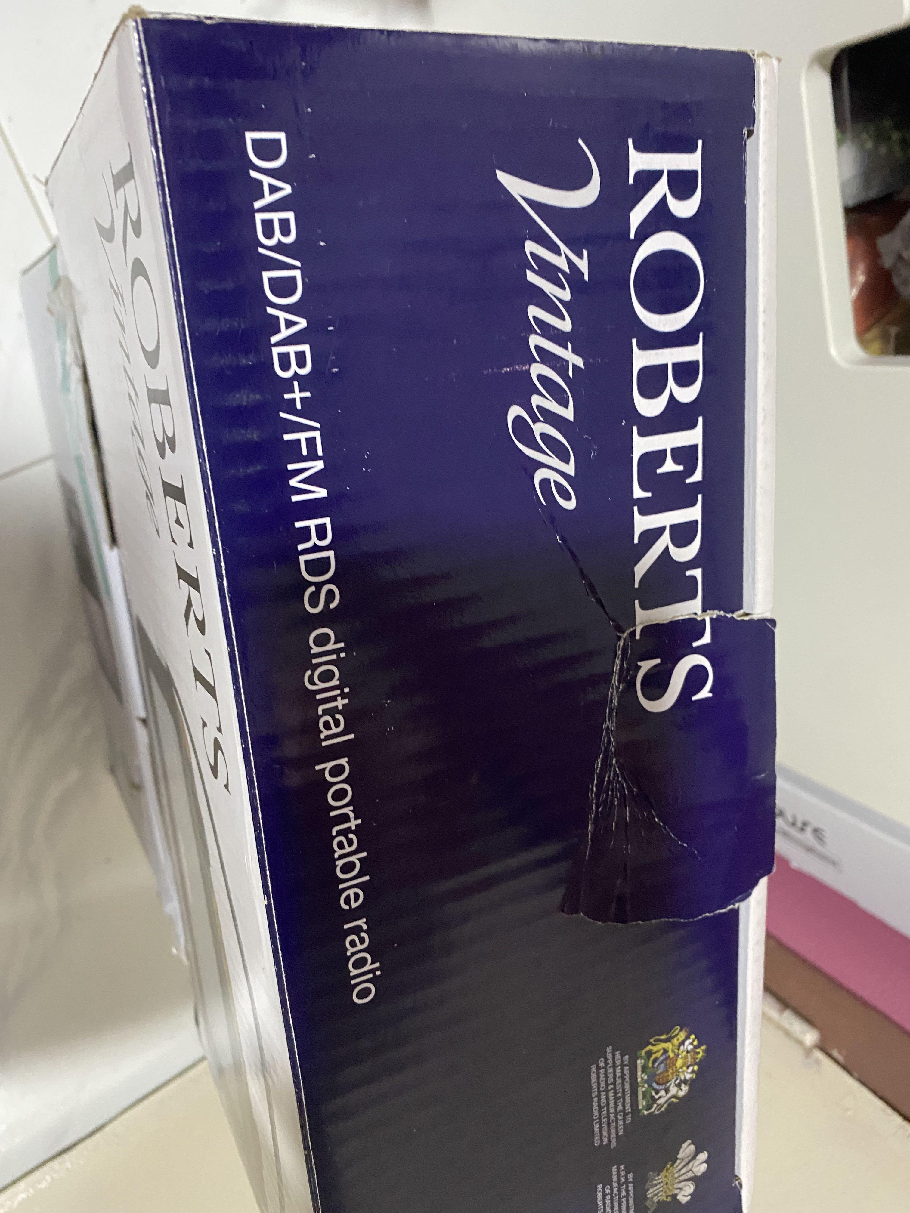 Brand new Roberts Vintage digital portable radio, Audio, Portable Music ...