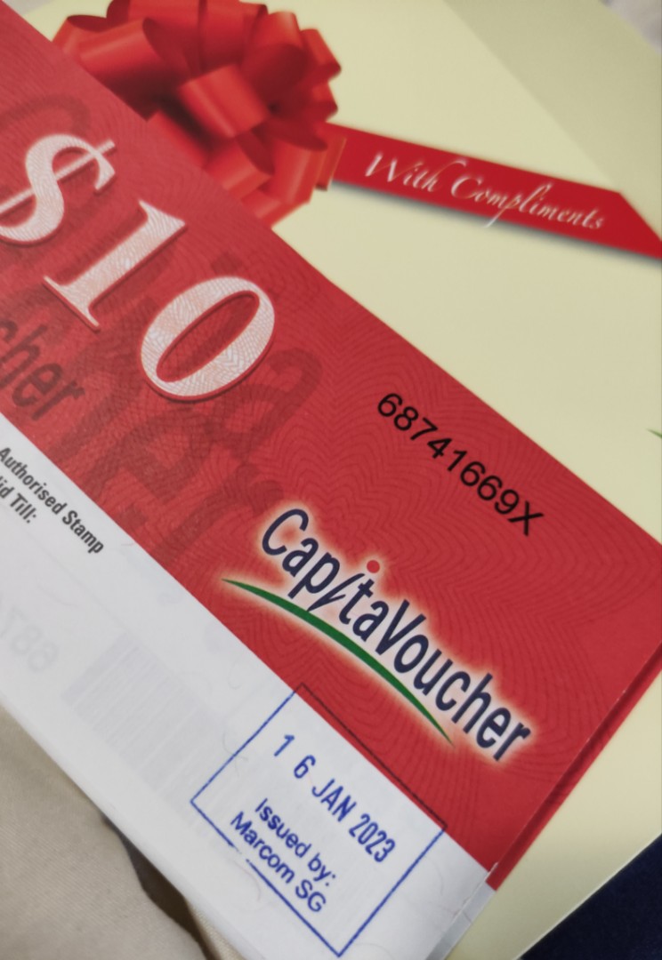 CapitaLand Vouchers (Physical CapitaVouchers), Tickets & Vouchers ...