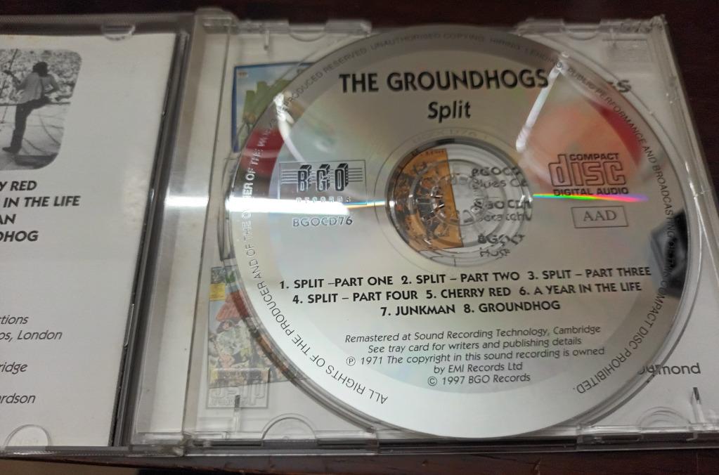 Cd Groundhogs Split 1997, Hobbies & Toys, Music & Media, CDs & DVDs on Carousell