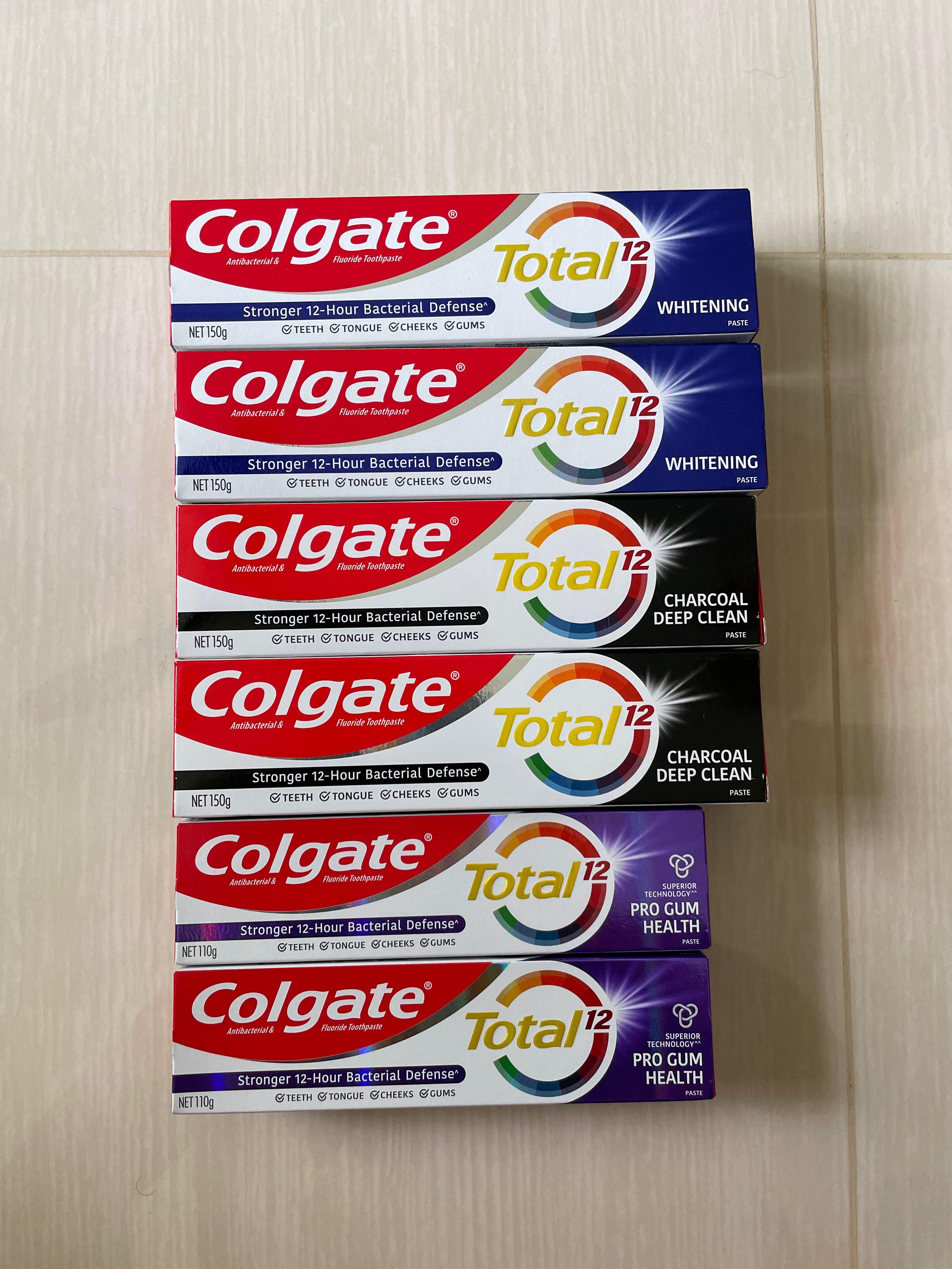 Colgate Whitening/Charcoal/ Pro Gum Health Toothpaste, Beauty ...