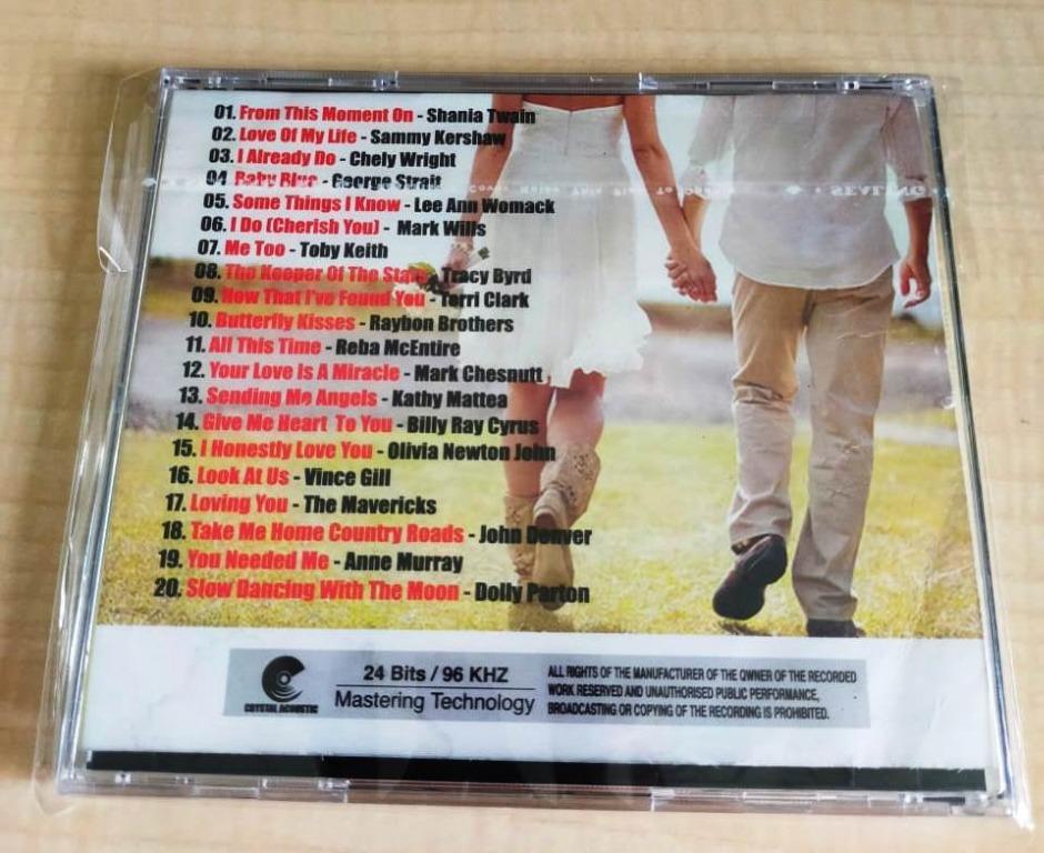 Country Ballads CD Greatest Country Love Songs Original Artist Shania ...