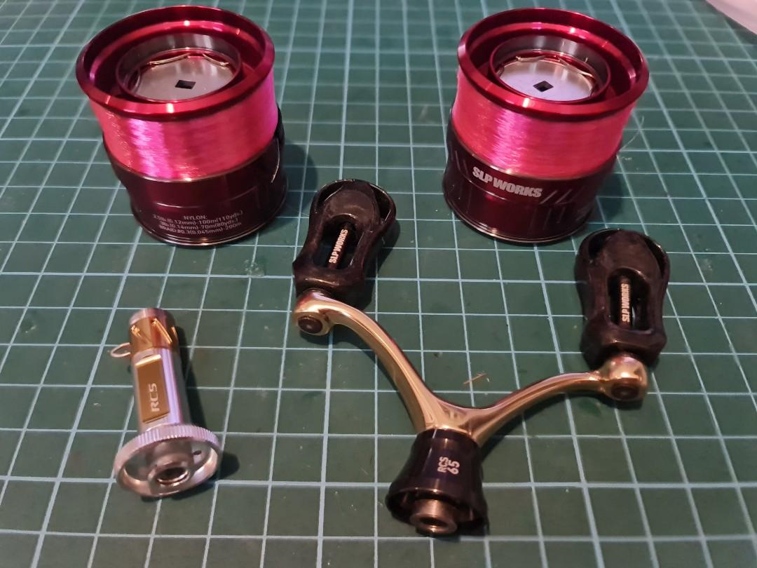 Daiwa spare spool and Double handle, Sports Equipment, Fishing on Carousell