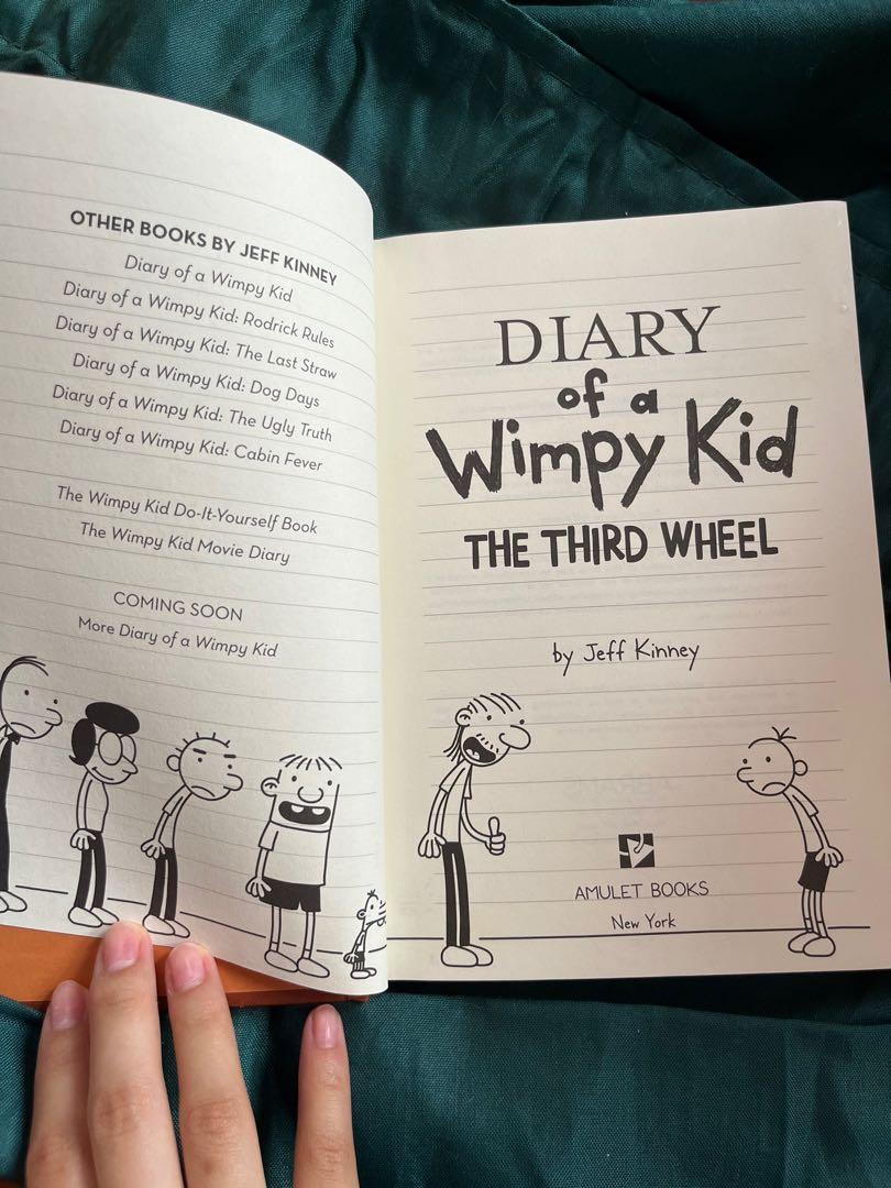Diary of A Wimpy Kid: Third Wheel, Hobbies & Toys, Books & Magazines ...