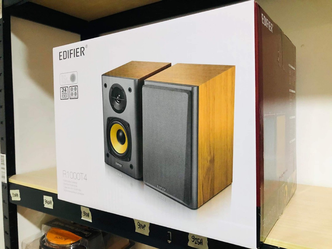 Edifier R1000T4 Multimedia Bookshelf Speaker Black, Audio, Soundbars ...