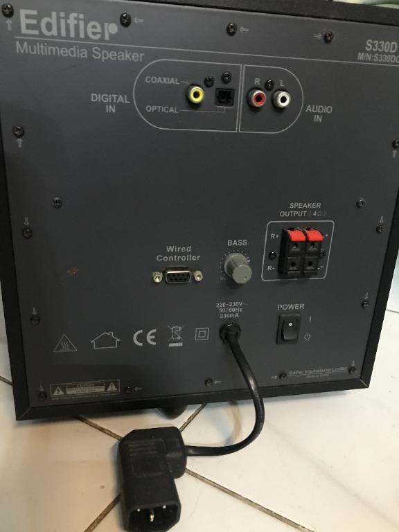 EDIFIER S330D Subwoofer 超低音（不包括衛星小喇叭）, 音響器材, Soundbar、揚聲器、藍牙喇叭、耳擴 ...
