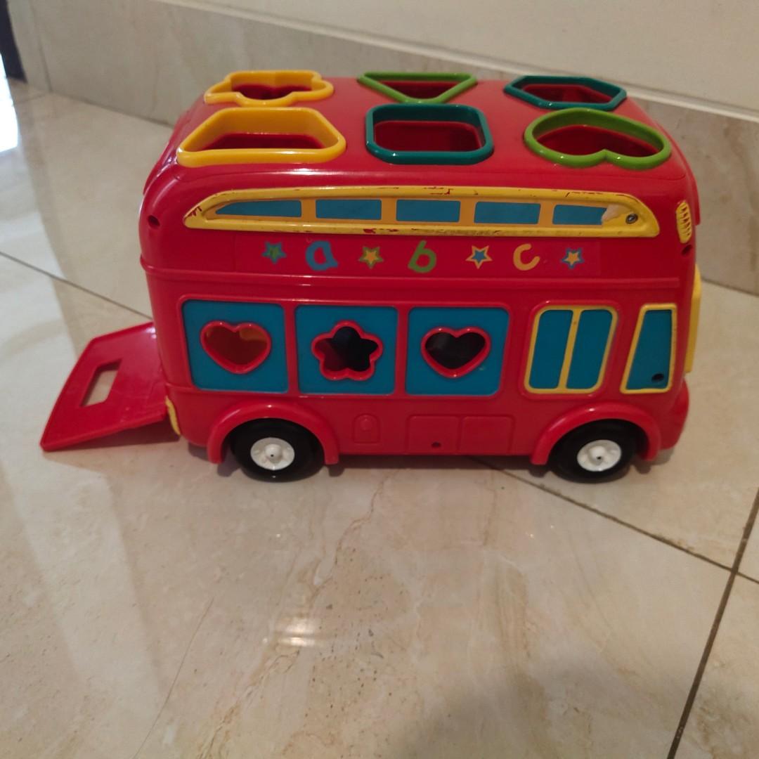 ELC shape sorting bus, Bayi & Anak, Mainan & Baby Walker di Carousell