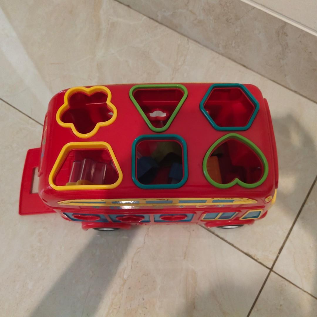 ELC shape sorting bus, Bayi & Anak, Mainan & Baby Walker di Carousell