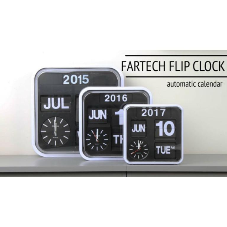 Fartech (M) Wall Flip Clock Auto Calender AD640 (chinese), Furniture ...