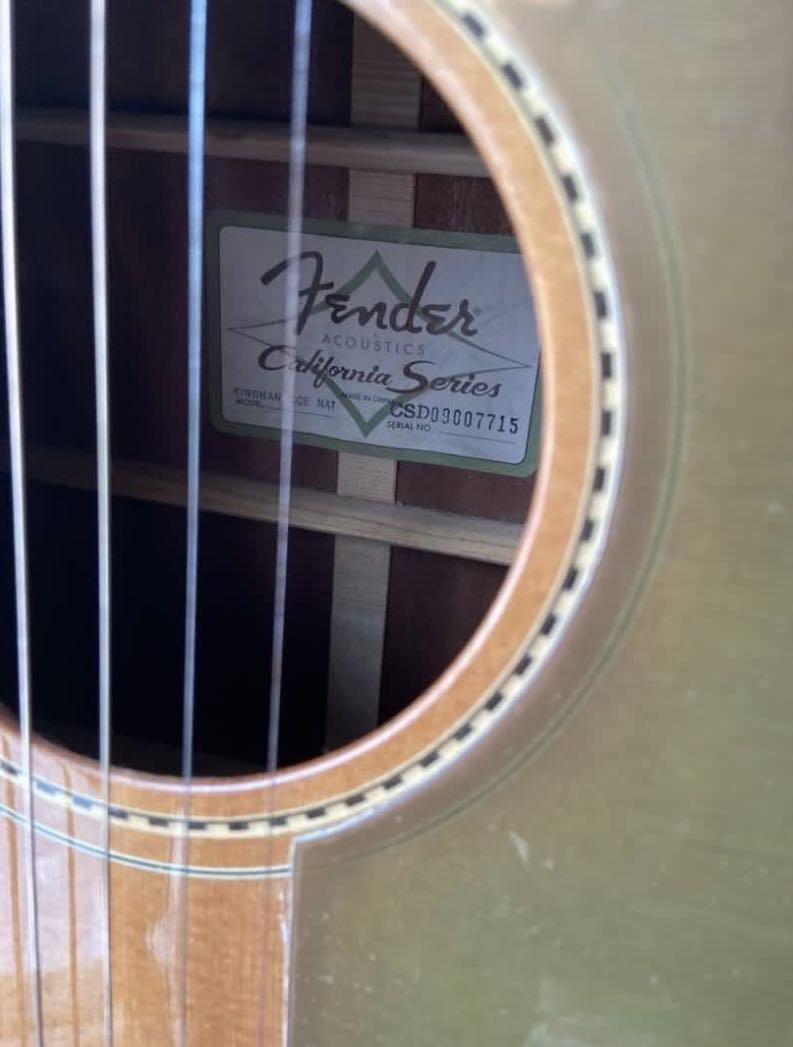 Fender Kingman Acoustic guitar SCE Nat Electro, Hobbies & Toys, Music ...