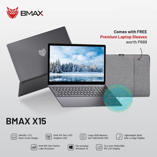 FOR PREORDER: BMAX X15 15.6" Intel 8th Gen Gemini Lake Processor 8GB ...