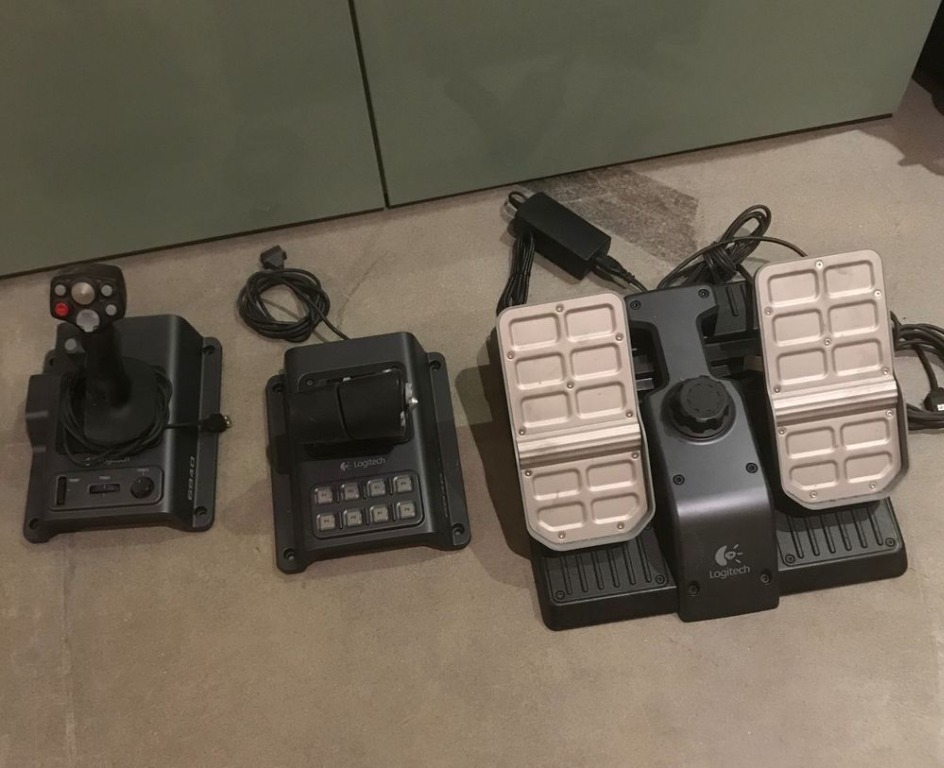 [SALE!] Force Feedback Logitech G940 flight simulator system, Computers ...