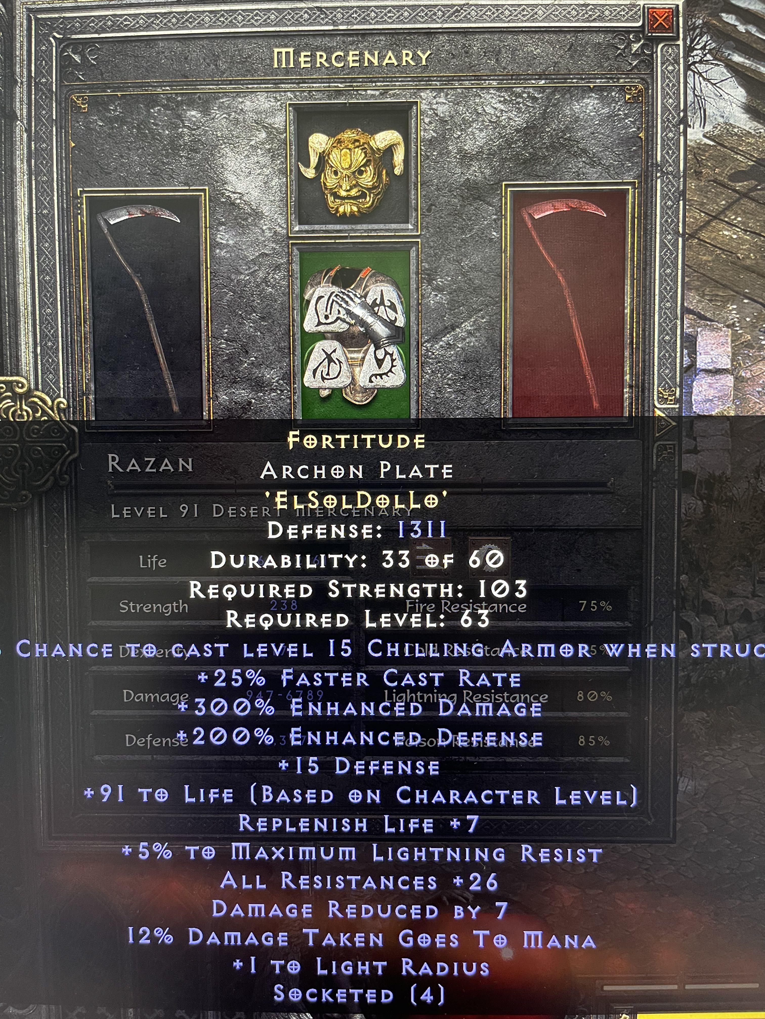 Fortitude Archon Plate, Video Gaming, Gaming Accessories, In-Game ...