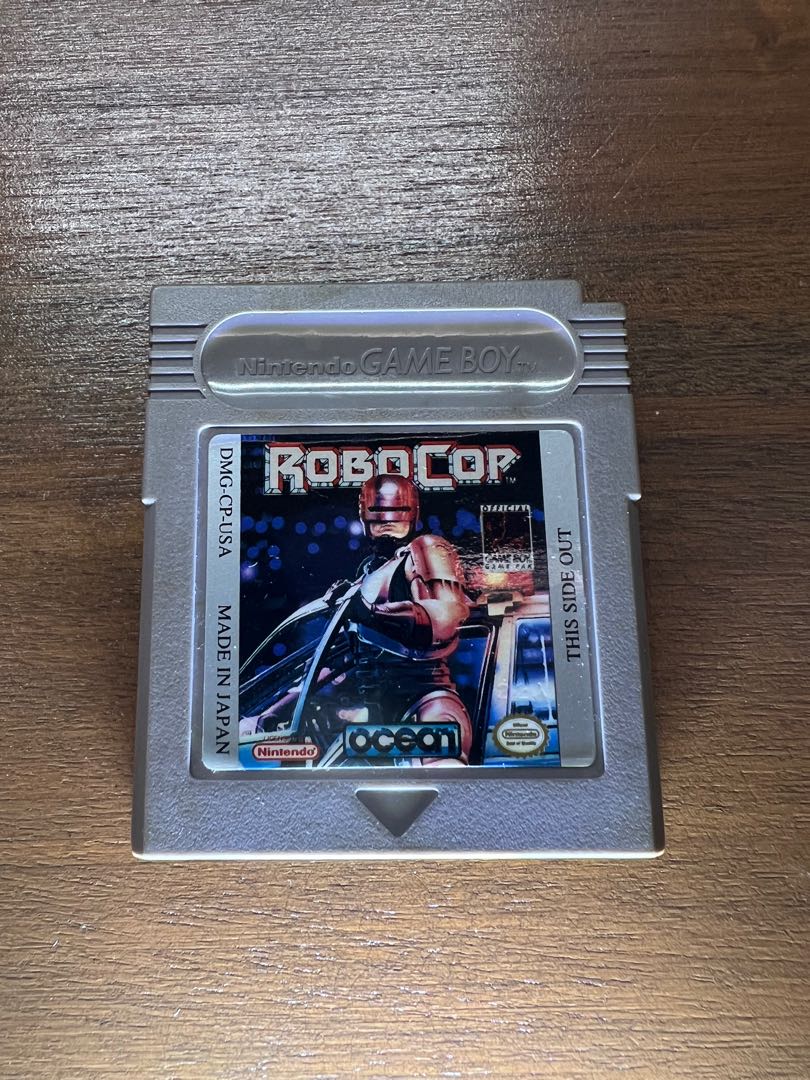 1989 Gameboy Robocop Cart, Video Gaming, Video Games, Nintendo on Carousell