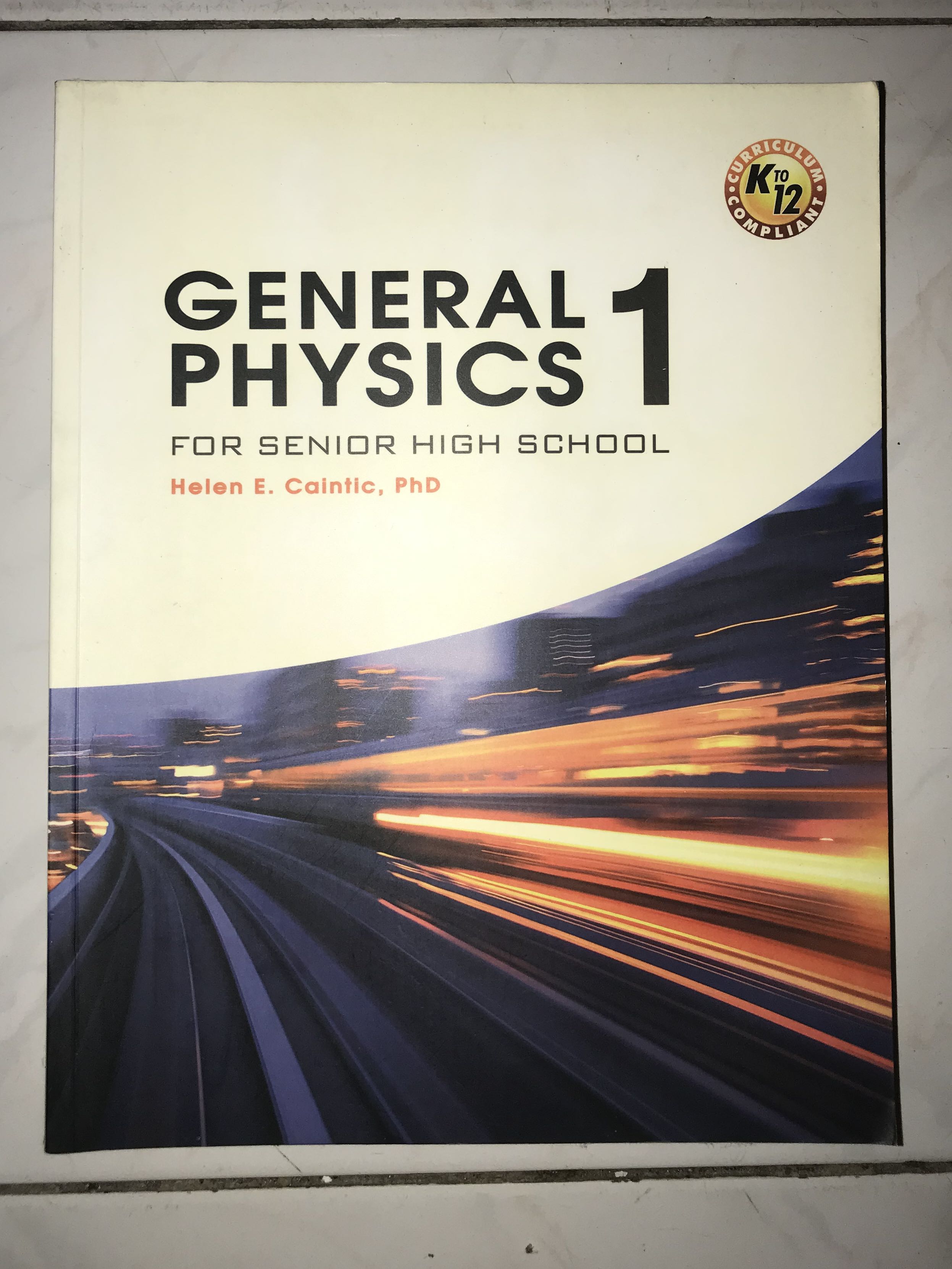 General Physics 1 for Senior High School, Hobbies & Toys, Books ...