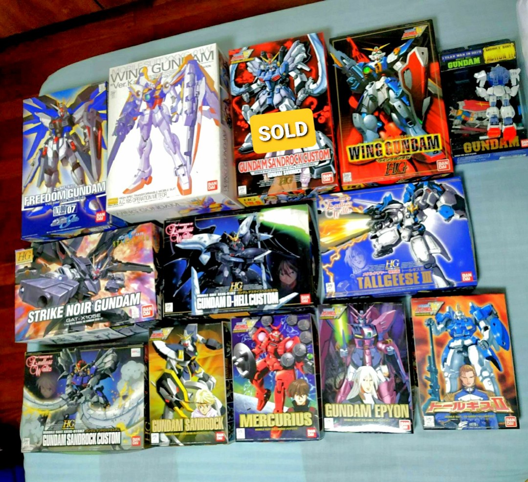 Gundam Model Kits (Assorted), Hobbies & Toys, Toys & Games on Carousell