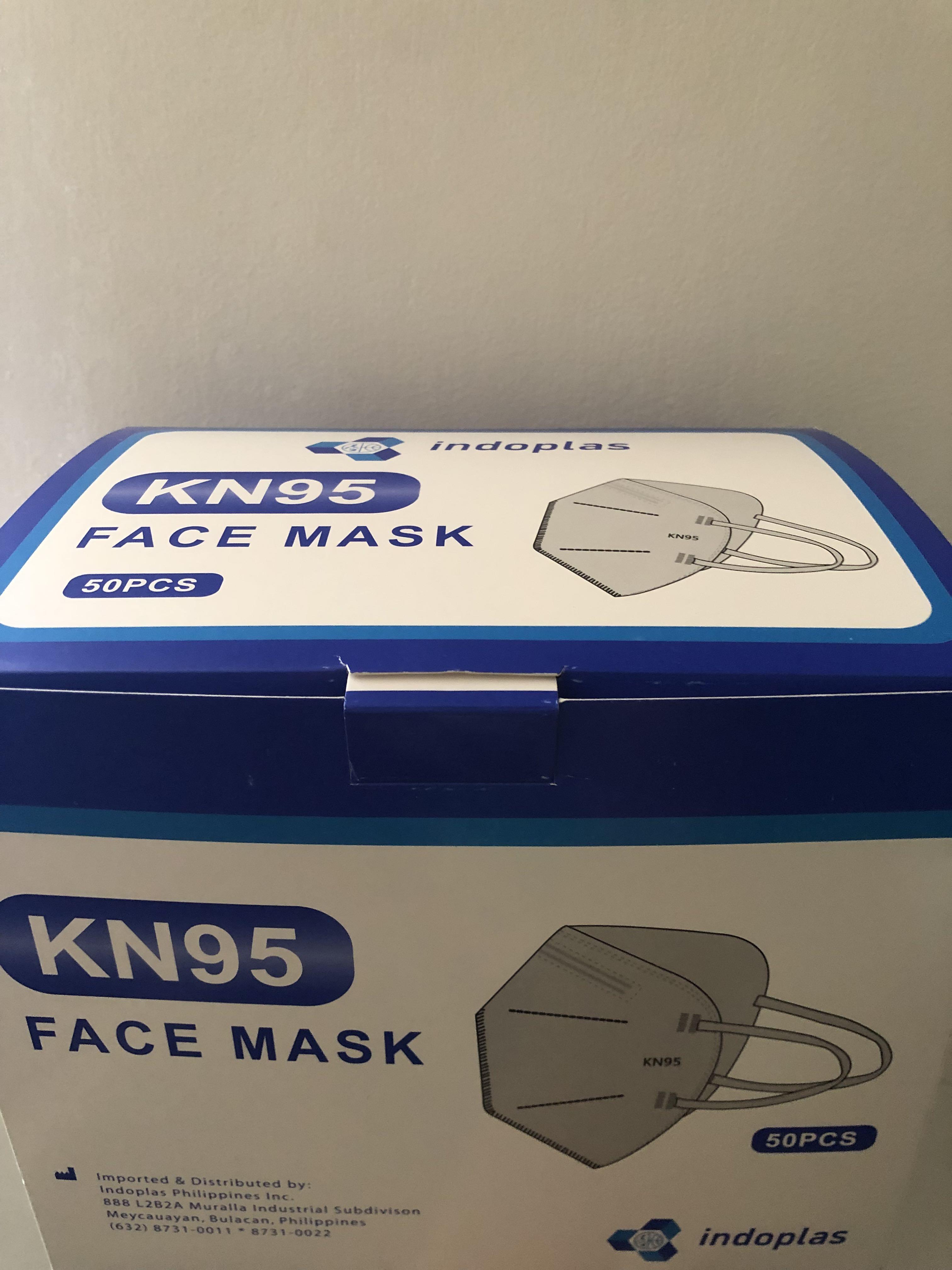 Indoplas KN95 Disposable Face Mask 50's, Health & Nutrition, Face Masks ...