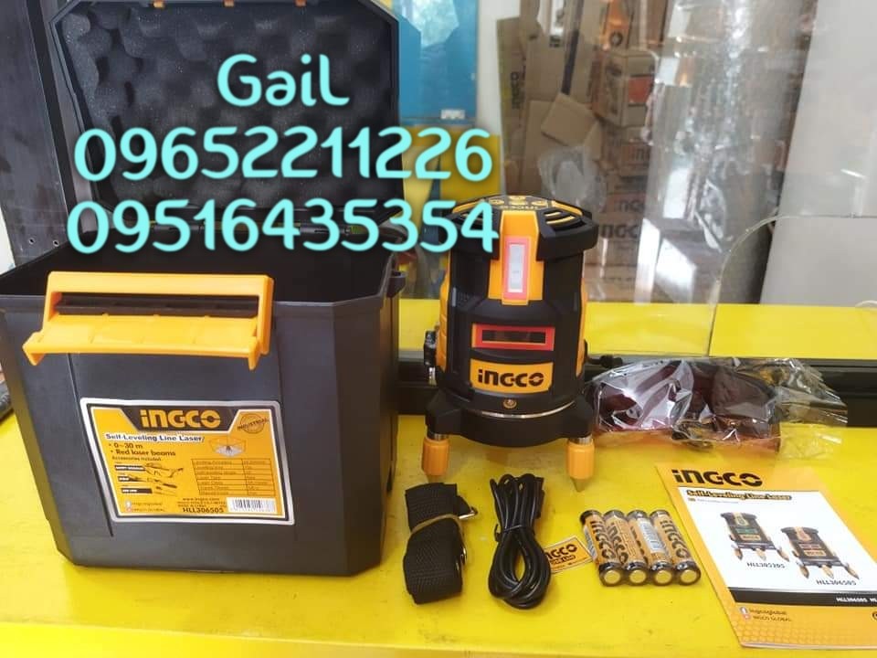 INGCO 0~20m., Red Light Self-Leveling Line Laser (HLL306505 ...