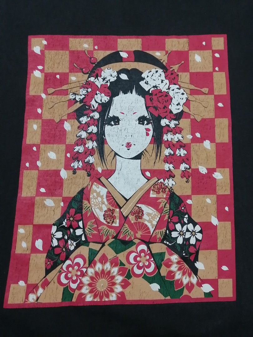 Japan Shine x Geisha Tee, Men's Fashion, Tops & Sets, Tshirts & Polo ...
