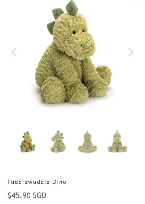 Jellycat Dinosaur, Hobbies & Toys, Toys & Games on Carousell