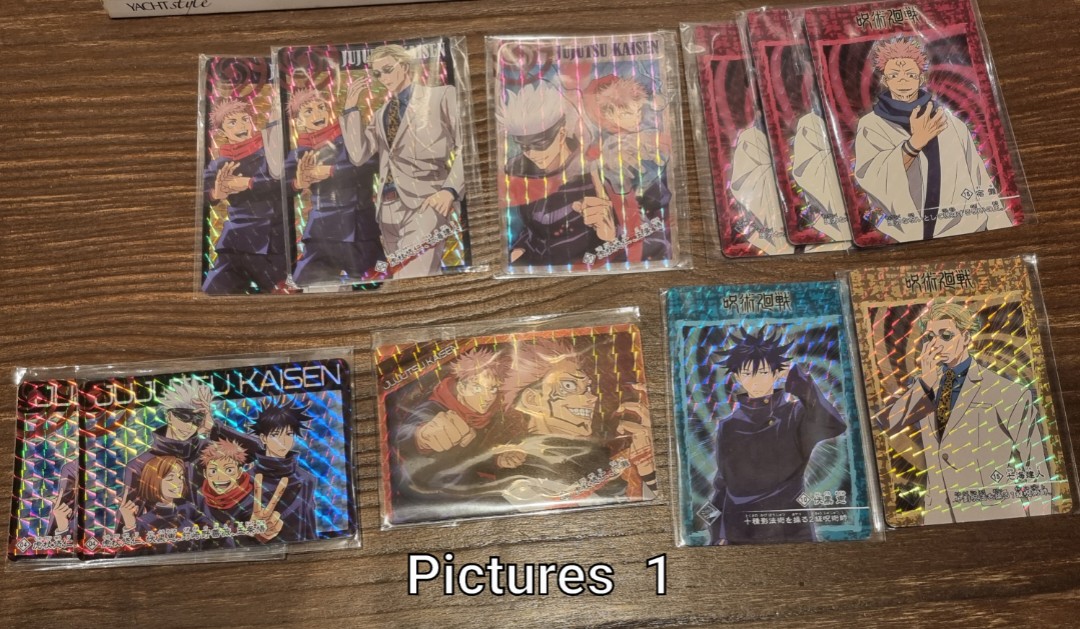 Jjk Vending Stickers Carddass, Hobbies & Toys, Toys & Games on Carousell