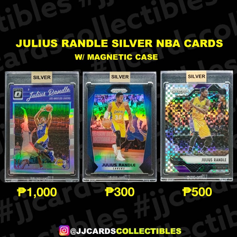 Julius Randle Silver NBA Cards in Magnetic Case, Hobbies & Toys, Toys ...