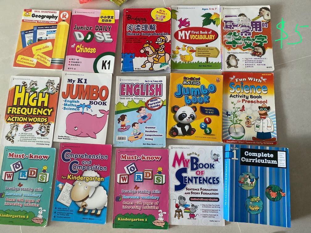 k1-k2 books, Hobbies & Toys, Books & Magazines, Textbooks on Carousell