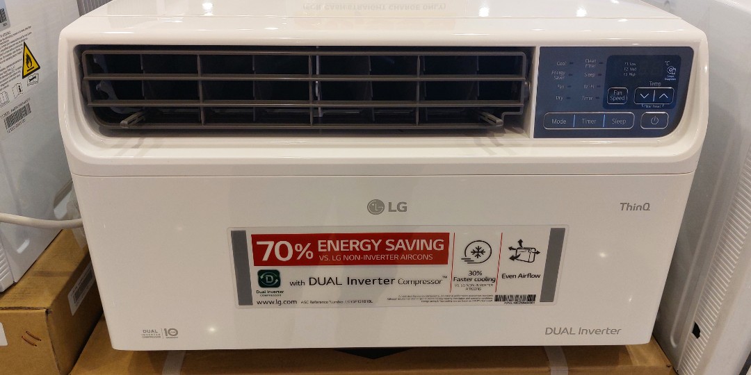 LG DUAL INVERTER WINDOW TYPE AIR CONDITIONER, TV & Home Appliances, Air ...