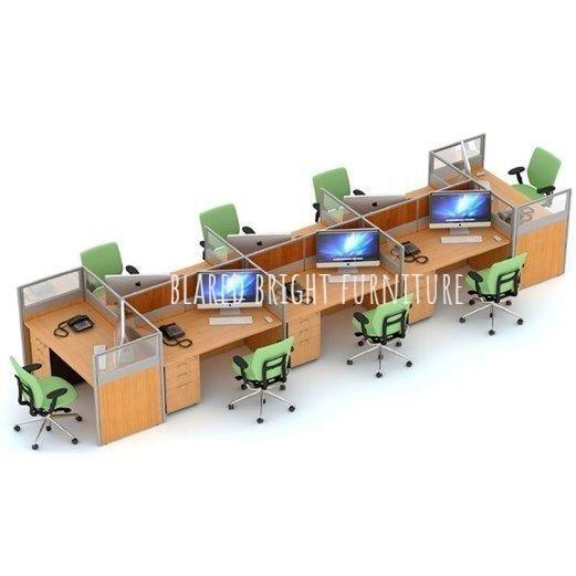 Linear Workstations / BPO Workstation / Custom Made / Office Furniture ...