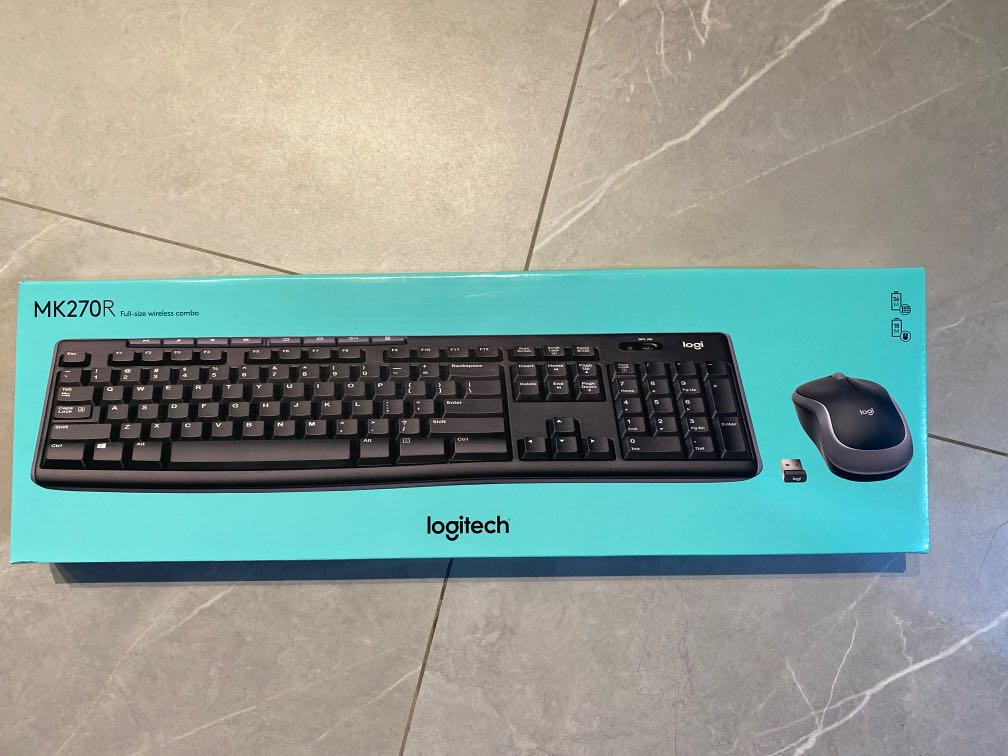 Logitech Wireless Keyboard And Mouse MK270R, Computers & Tech, Parts & Accessories, Computer ...