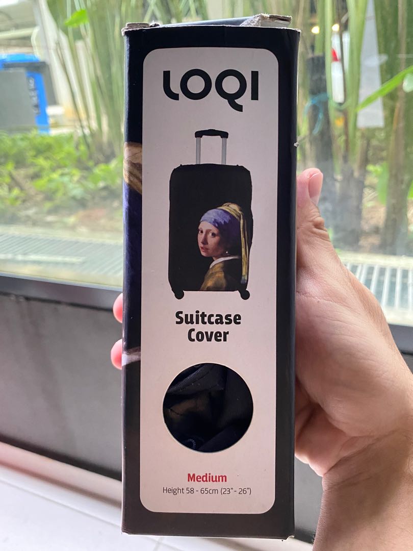 LOQI Suitcase cover, Hobbies & Toys, Travel, Travel Essentials ...