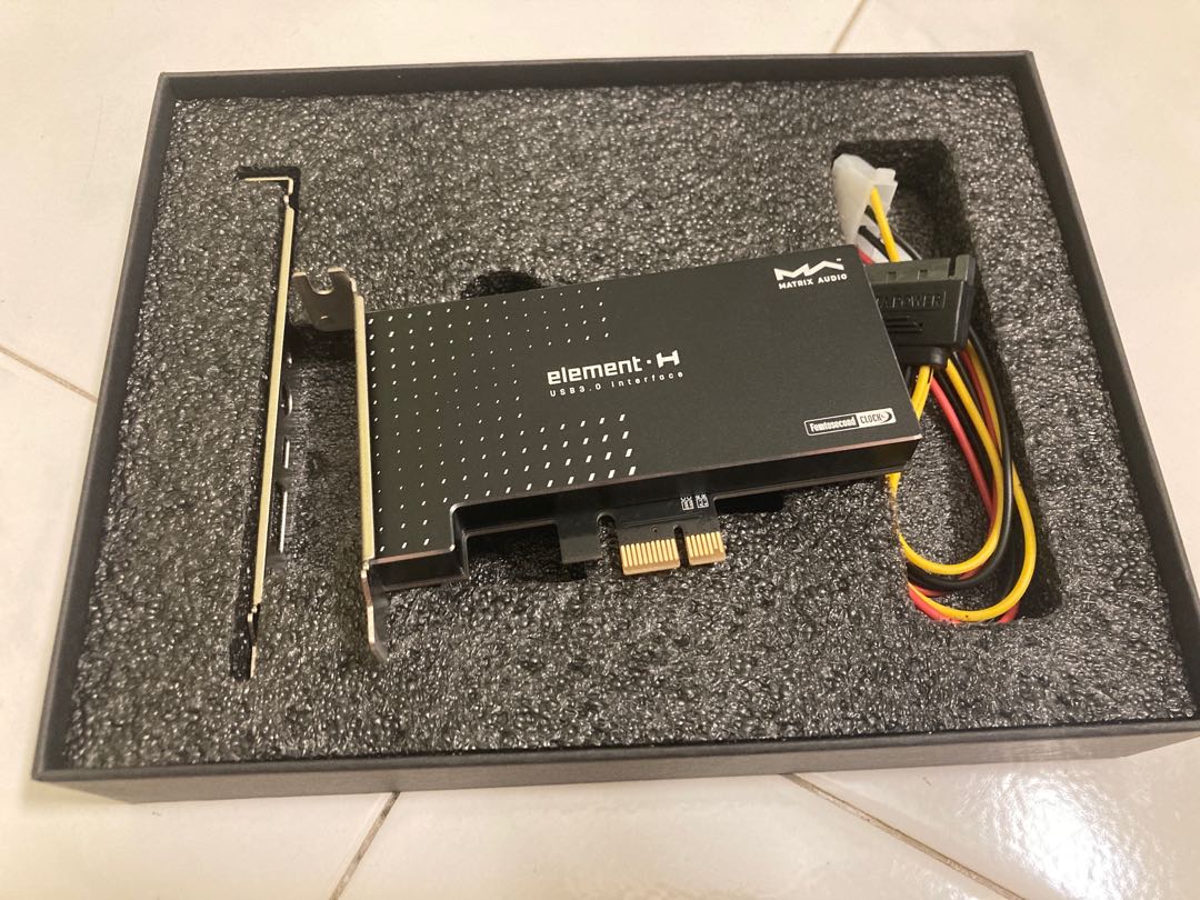 Matrix Audio Element H audiophile USB card SoTM JCAT Roon Lumin, Audio ...