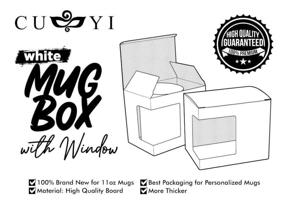 MUG BOX WITH WINDOW, Hobbies & Toys, Stationary & Craft, Craft Supplies ...
