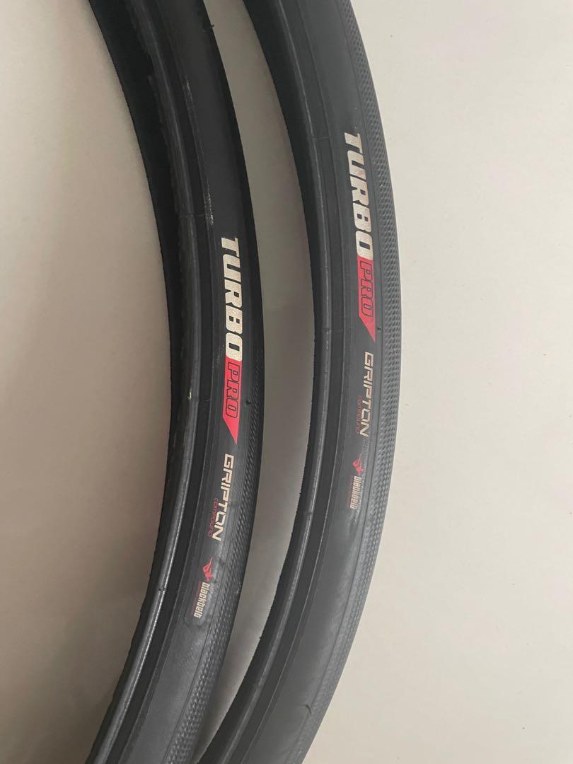 Pair of Specialized Turbo Pro Gripton Tyres 28mm 700c, Sports Equipment ...