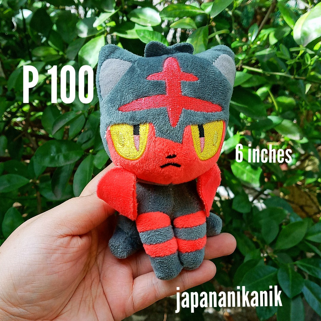 POKEMON Litten Mini Plush, Hobbies & Toys, Toys & Games on Carousell