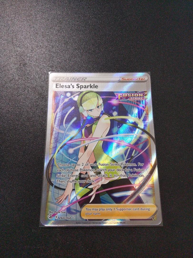Pokemon TCG Elesa's Sparkle Full Art Trainer Ultra Rare - SS8 Fusion ...