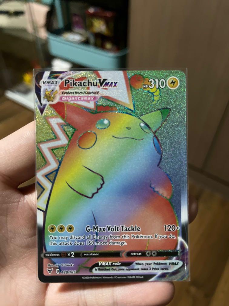 Rainbow Pikachu Vmax, Hobbies & Toys, Toys & Games on Carousell