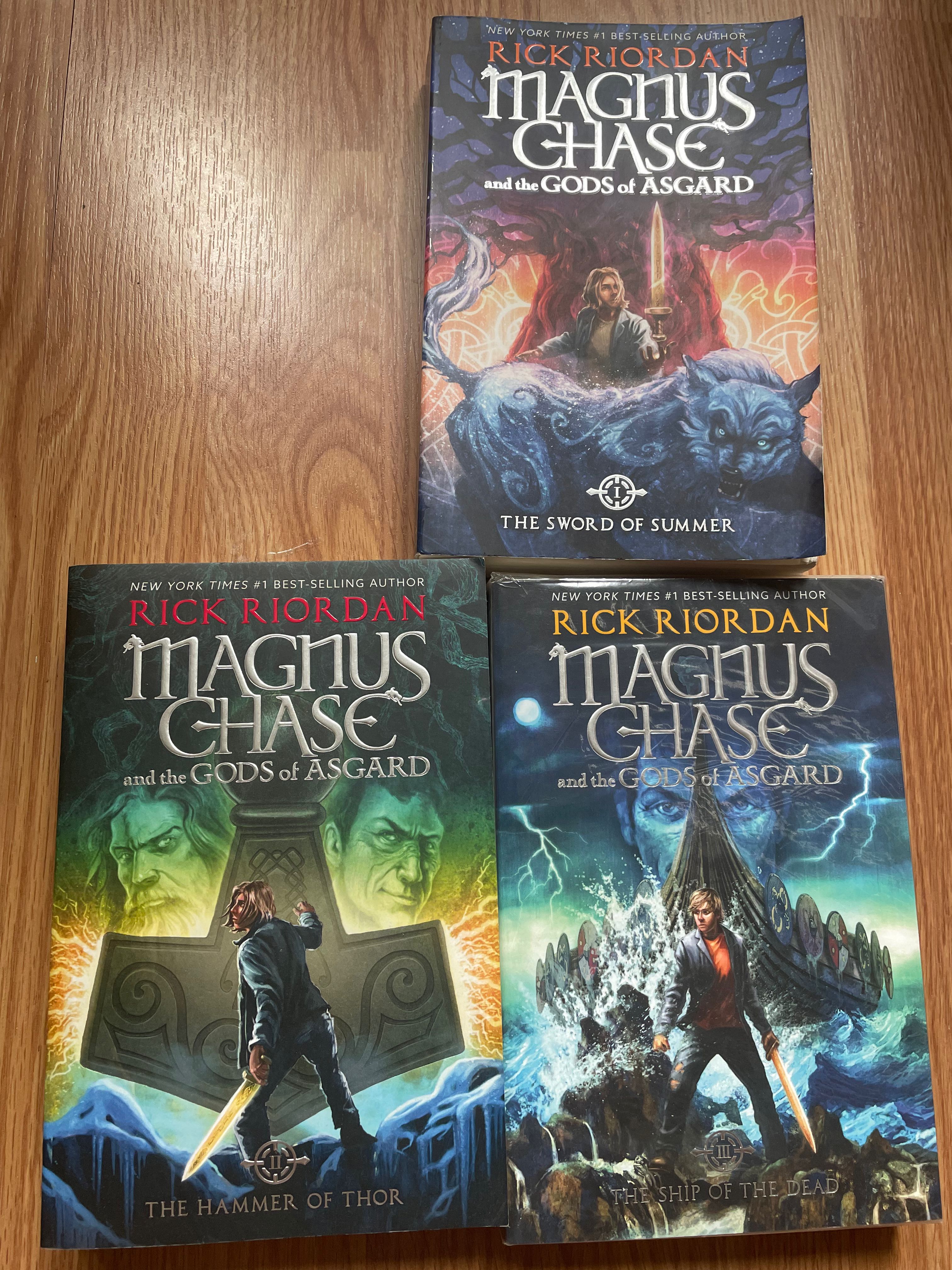 Rick riordan magnus chase and the gods of asgard, Hobbies & Toys, Books ...