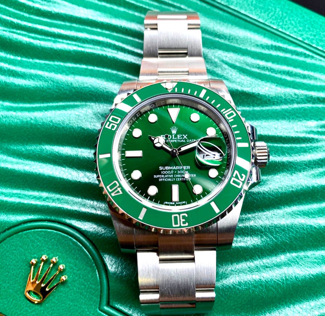 Rolex Green Sub Hulk, Luxury, Watches on Carousell