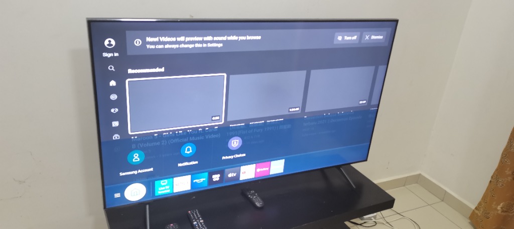 Samsung TU6900 55inch UHD 4K (like New), TV & Home Appliances, TV ...
