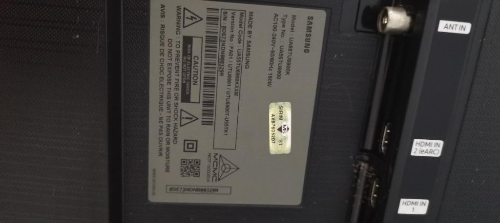 Samsung TU6900 55inch UHD 4K (like New), TV & Home Appliances, TV ...