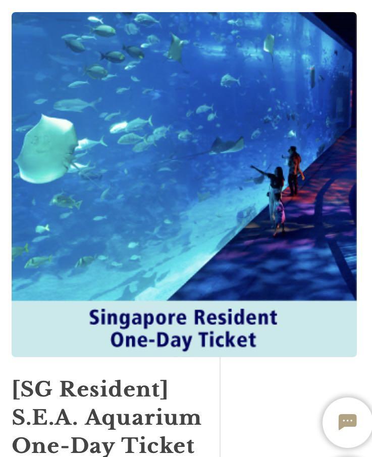 Sea Aquarium RWS open ticket, Tickets & Vouchers, Local Attractions ...