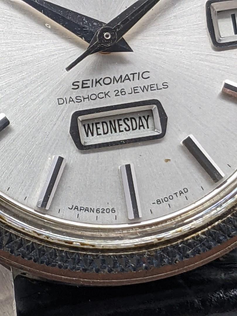 SEIKOMATIC DIASHOCK 26 JEWELS 6206-8090 1966's, Luxury, Watches on ...