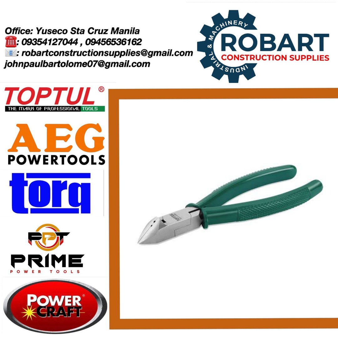 Slant edge cutting pliers with wire stripper, Commercial & Industrial ...