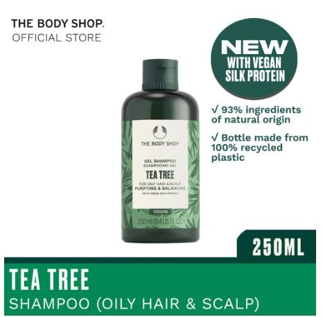 The Body Shop Tea Tree Purifying & Balancing Shampoo 250ml, Beauty ...
