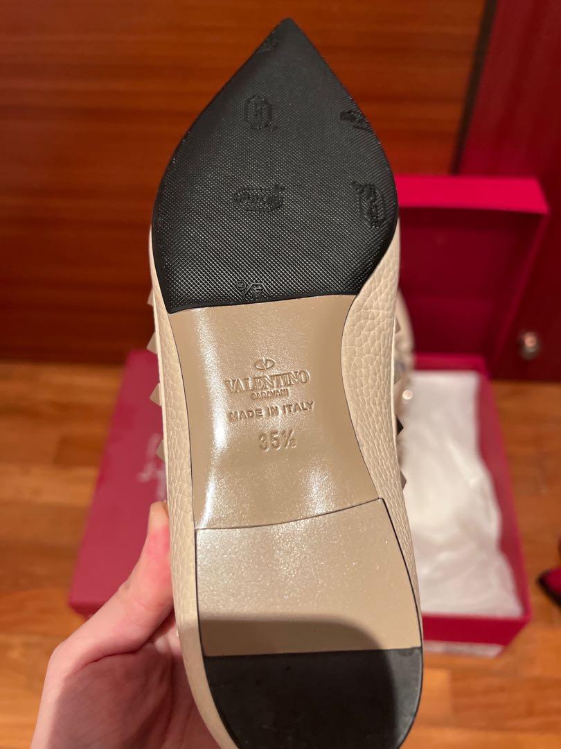 Valentino Rockstud Ballerina Flats Luxury Sneakers Footwear On valentino-rockstud-ballerina-flats-luxury-sneakers-footwear-on