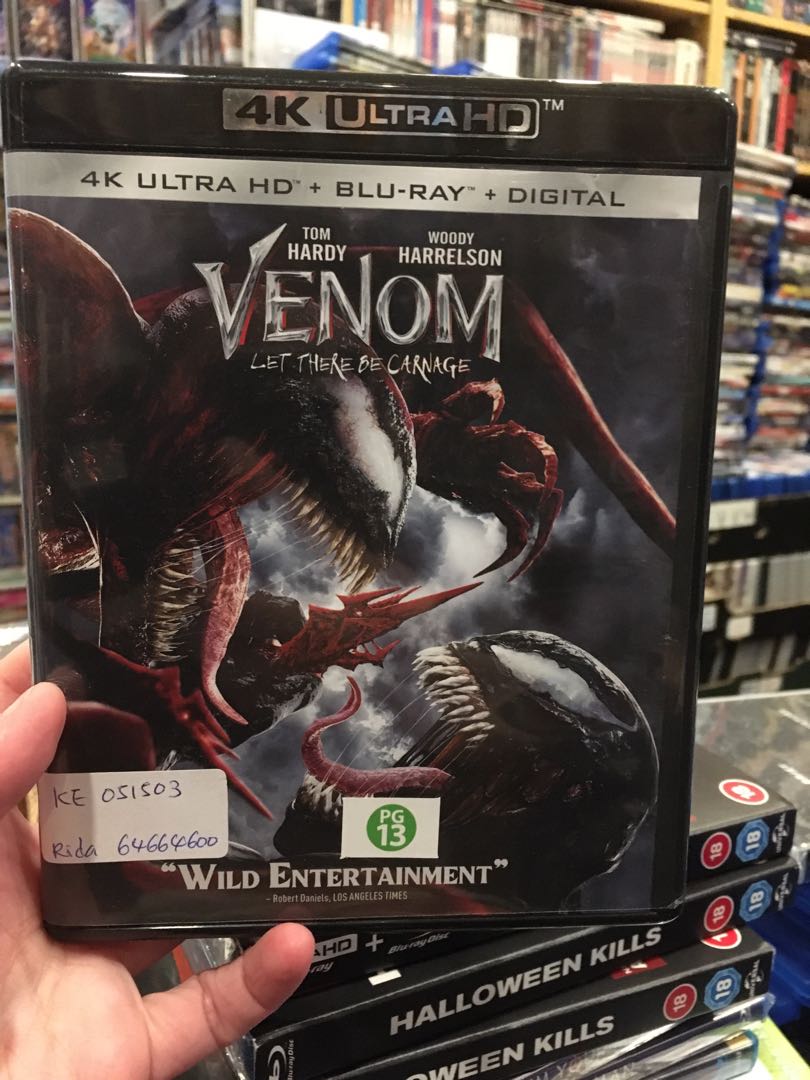 Venom Let There Be Carnage 4K UHD disc, Hobbies & Toys, Music & Media ...