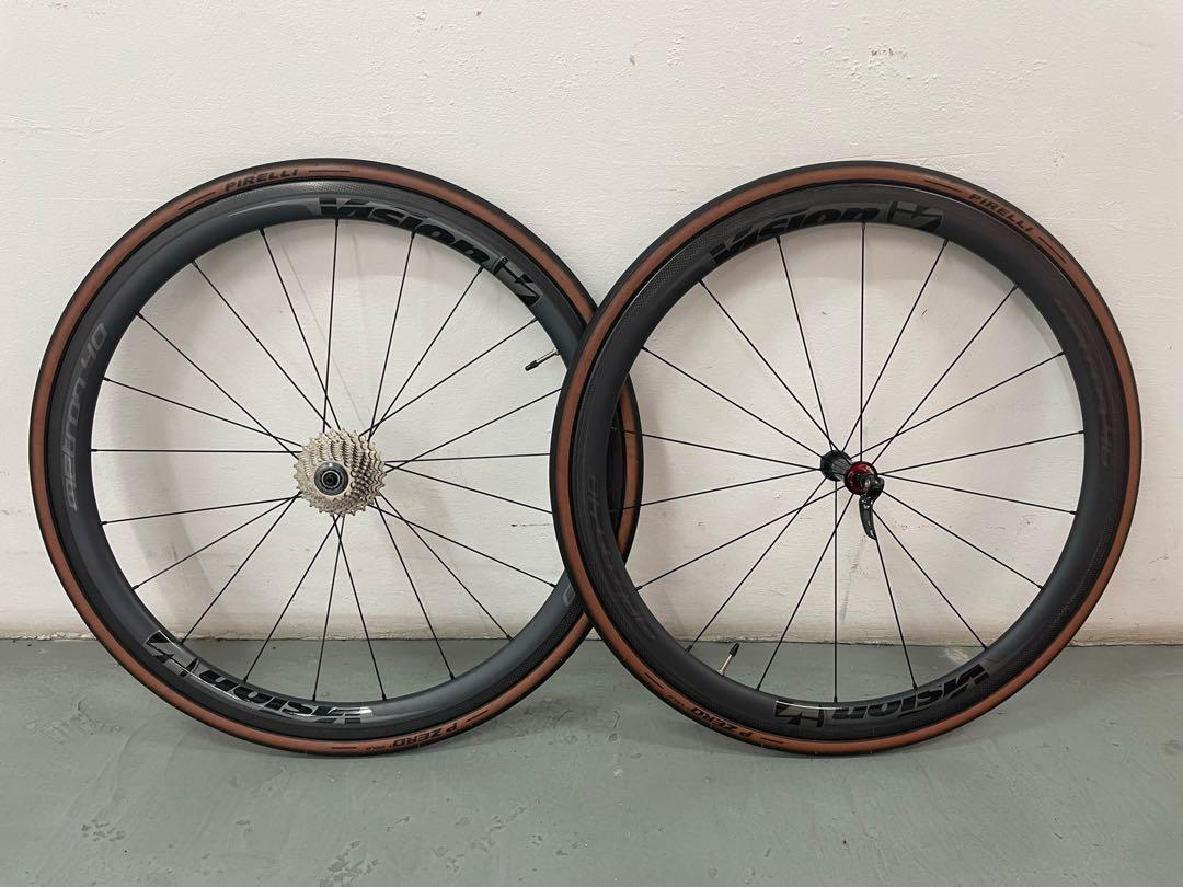 Vision Metron 40 Carbon Clincher Wheelset, Sports Equipment, Bicycles ...